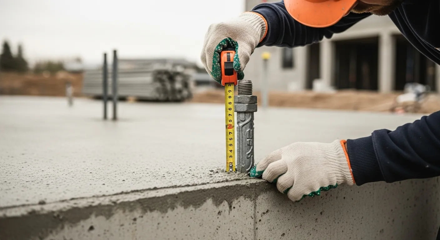 How Deep Should Anchor Bolts Be in a Concrete Slab? | Maden.co
