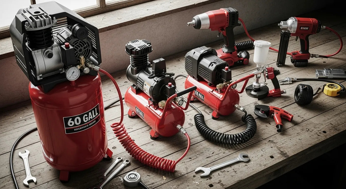 What Size Air Compressor for Air Tools: A Sizing Guide | Maden.co
