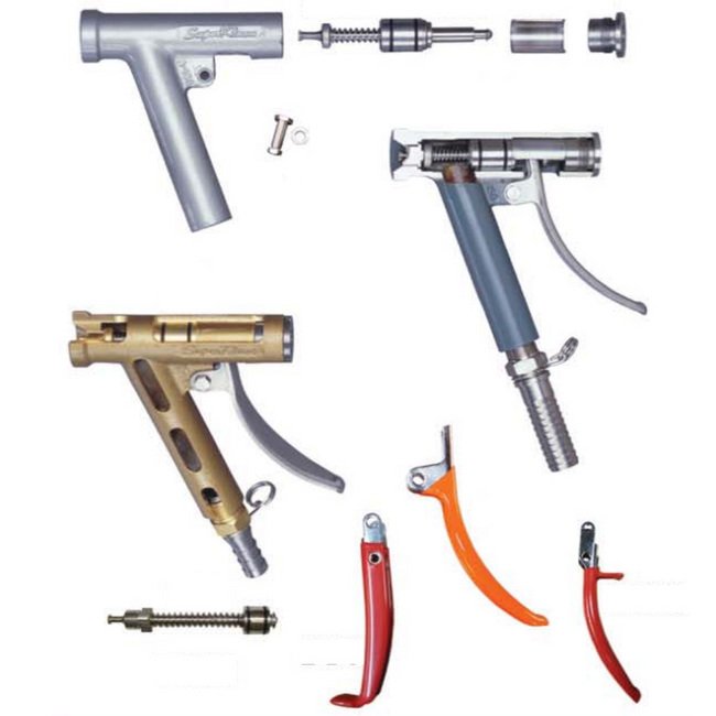 Stainless Steel DuraSpray Lever with Plastic Dip Spray Nozzle Parts – Maden