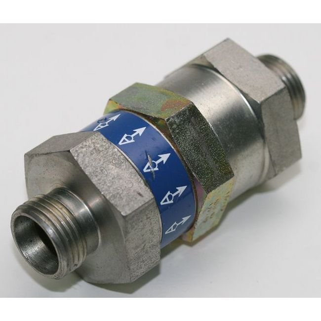 Heavy Duty Equal Non Return Valve Body, 400 bar Pressure, 6.0mm Tube D ...